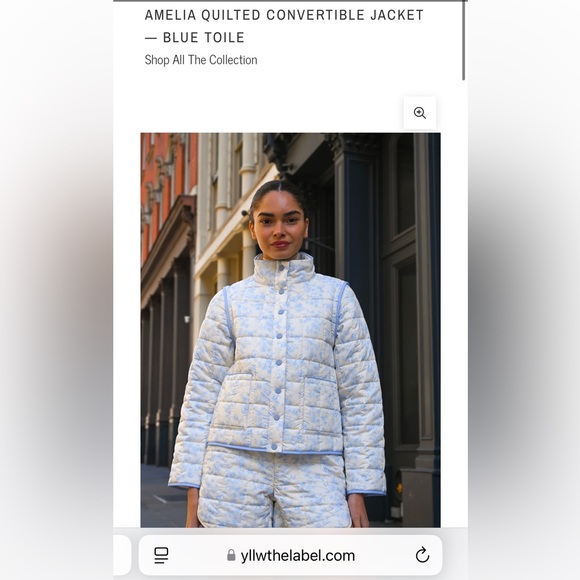 Yellow The Label | Jackets & Coats | Yellow The Label Quilted Jacket ...